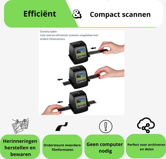 LifeStages - Negatiefscanner - Standalone Diascanner - Negatieven En ...