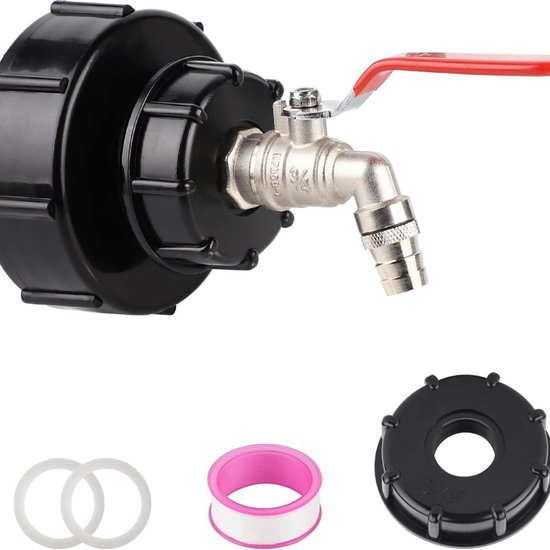 Aftapkraan IBC Tank Accessoires Watertank S100x8/S60x6 Grove Draad IBC ...