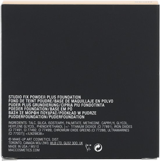 MAC Cosmetics - NC35 Studio Fix Powder Plus Foundation - 15g | bol