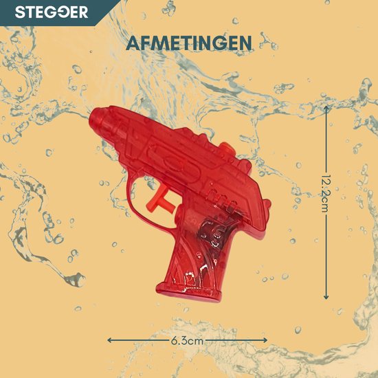 STEGGER - Waterpistool Set 4 stuks – Waterpistolen voor Eindeloze ...