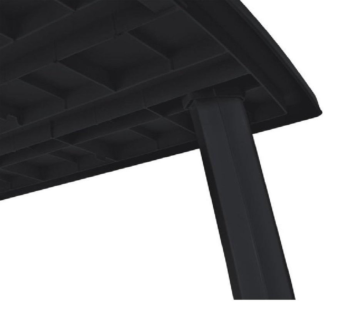 Tuintafel Plastic 220x90x72cm ''Rotan Look'' - Koffietafel ...