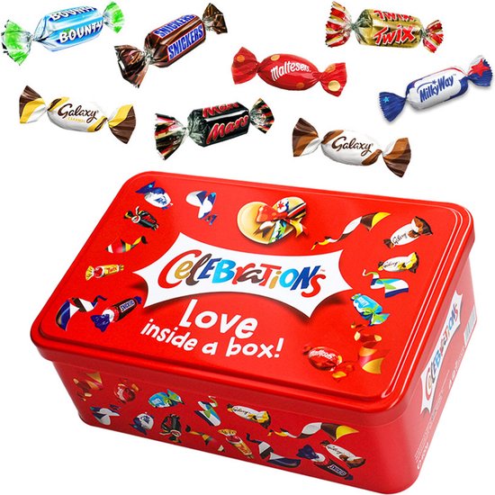 Mars Celebrations Collection Box "Love inside a box!" - chocoladecadeau ...