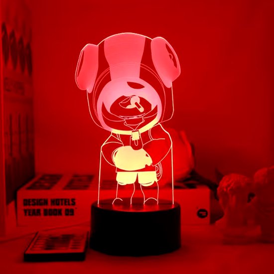 Brawl Stars - Nachtlamp - Tafellamp - Bureaulamp - Kinderlampje - 7 ...
