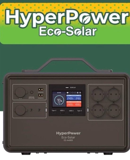 HyperPower Eco-Solar - energieopslag - Model ES-A4800 | bol