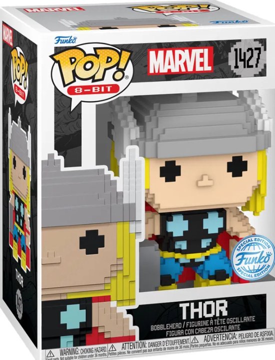 Marvel POP! 8-Bit Vinyl Figur Thor 9 cm | bol