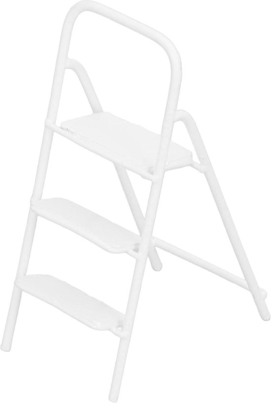 Miniature Step Ladder Delicate Texture Metal 3 Step Ladder DIY Mini ...