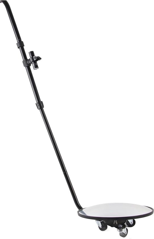 Adjustable Angle Telescopic Inspection Mirror - Safety Mirror with LED ...