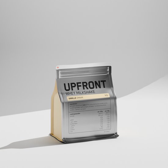 Upfront Whey Milkshake - Eiwitpoeder - Vanille - 1000g - Proteïne poeder - Eiwit shake... | bol