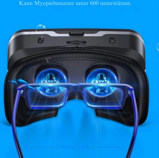 VR Bril - Virtual Reality 3D Bril - VR Glasses - VR Headset | bol