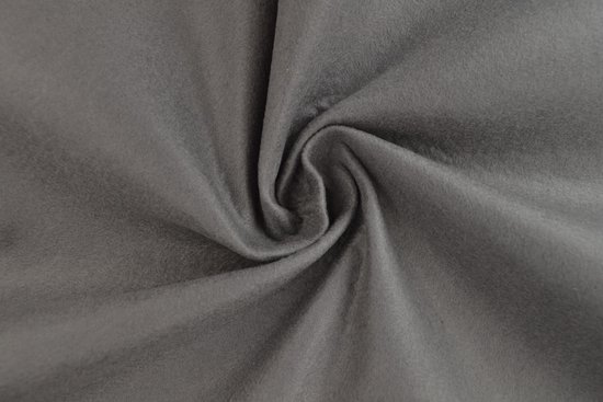 Vilt stof - 1mm dik vilt - 1 meter - Per meter - Donkergrijs | bol