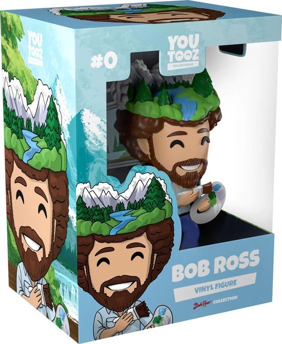 Youtooz-Bob Ross Vinyl Figure Bob Ross 12 cm | bol