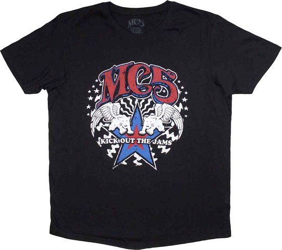 MC5 - Star Heren T-shirt - S - Zwart | bol