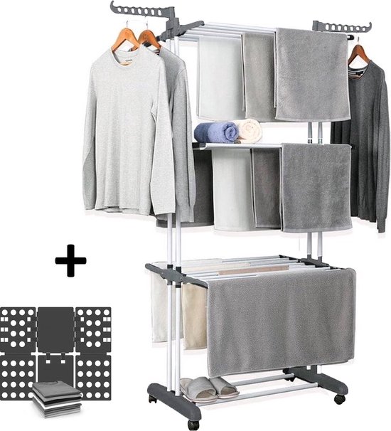 Three Layers - Droogrek - kleding droogrek - wasrek - Inclusief ...
