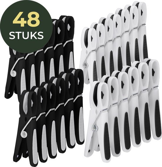 Gandria Wasknijpers 48 Stuks - Kunststof Wasknijpers - Set van 48 ...