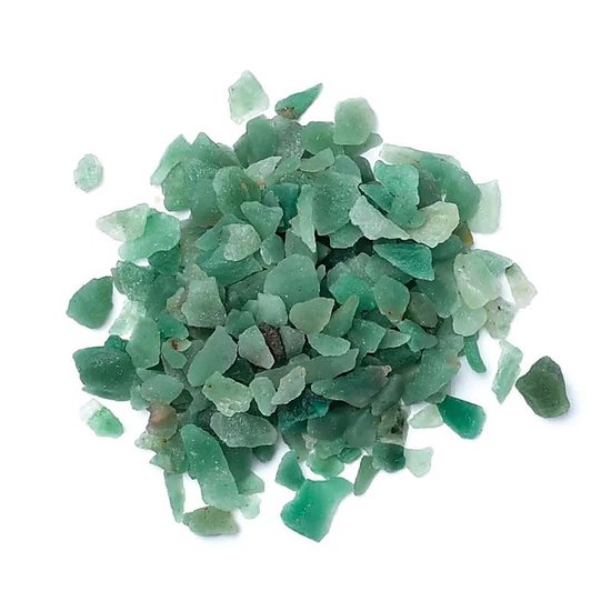 Groene Kwarts Chips - Afmetingen ±0.5-1.5 cm - Pot ±700 gram | bol