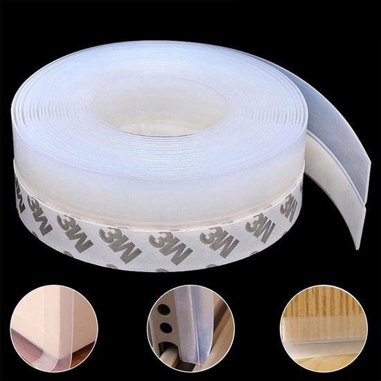10 m siliconen afdichting strip - deur strip - bodem weer strippen ...