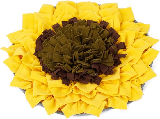Injoya Sunflower Snuffle Mat - Snuffelmat - Snuffel mat voor honden ...