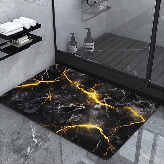 Grote badmat - Antislip & sneldrogend voor badkamer en douche - 140x200 ...