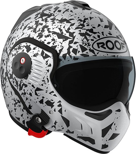 Roof Boxer V8 Alpha Blackstar White - Systeemhelm - Maat L - Boxer helm ...