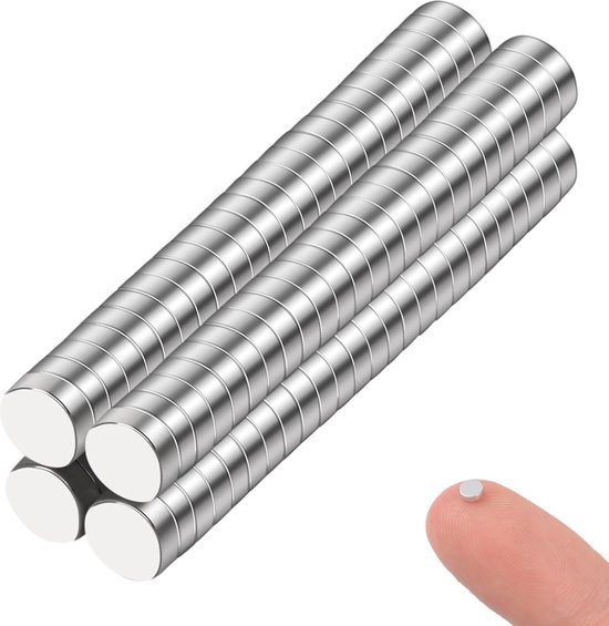 Mini Neodymium Magneten 3 x 1 mm - Sterke Ronde Magneten voor ...