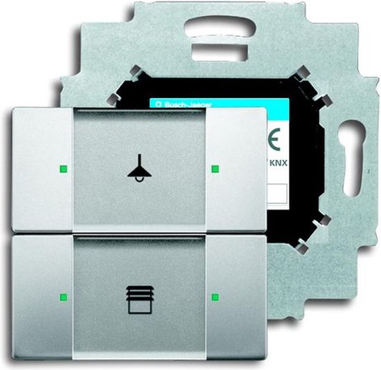 ABB Busch-Jaeger KNX sensor 2-voudig met busaankoppelaar - pure-rvs ...