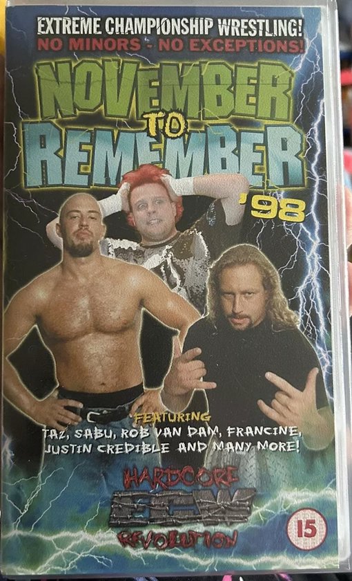 VHS ECW November to Remember '98 (Dvd) | Dvd's | bol
