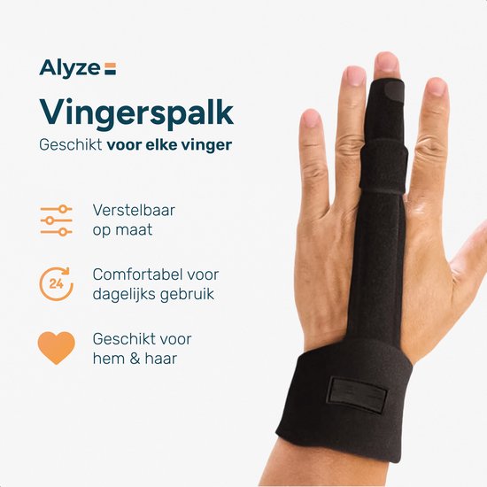 Vingerspalk - Middel vinger - One size - Geschikt voor alle vingers ...