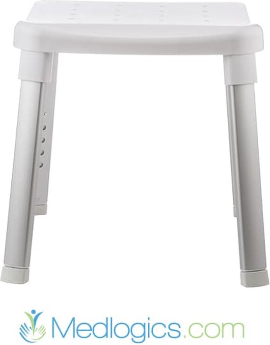 Medlogics Premium Douchestoel - 4 antislipvoetjes - Douchekruk - Douchezitje - in... | bol