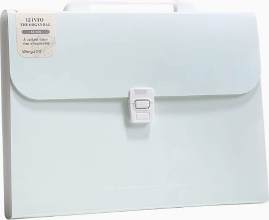 SUMOH® Documentmap dossiermap A4 vergrendelkop en handvat, accordeon ...