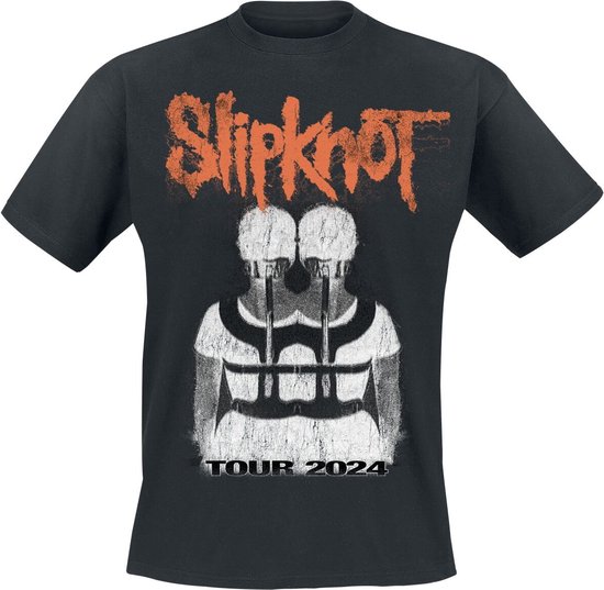 Slipknot Tour 2024 Bound T-shirt zwart 3XL - Katoen - Band merch, Bands ...