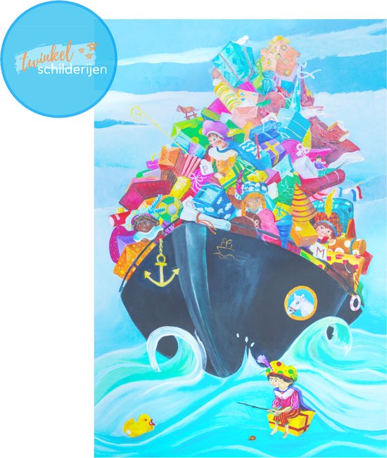 Poster sinterklaas en de pakjesboot - De pakjesboot van sinterklaas met ...