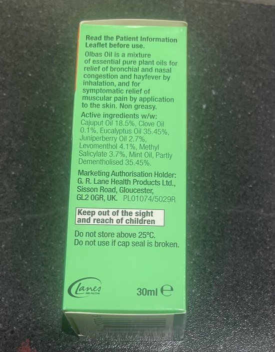 Olbas Oil 30ML | bol