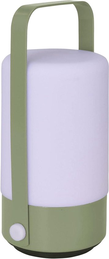 Tafellamp campinglamp warm wit LED acculamp binnen buiten Ø15 x 25 cm ...