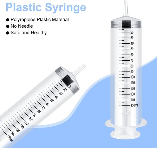150ml Liquid Measuring Syringe With Transparent Catheter - Refilling ...
