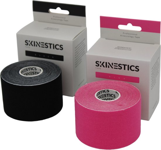 Skinestics Kinesiologie tape – Sport tape – Fysio tape – Kleur Zwart ...