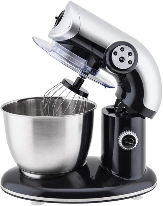 Professionele Kneedmachine KM80 - Roestvrijstaal - Zwart - 5.5L ...