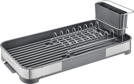 Compact Roestvrijstalen Afdruiprek voor Kleine Keukens - Efficiënt ...