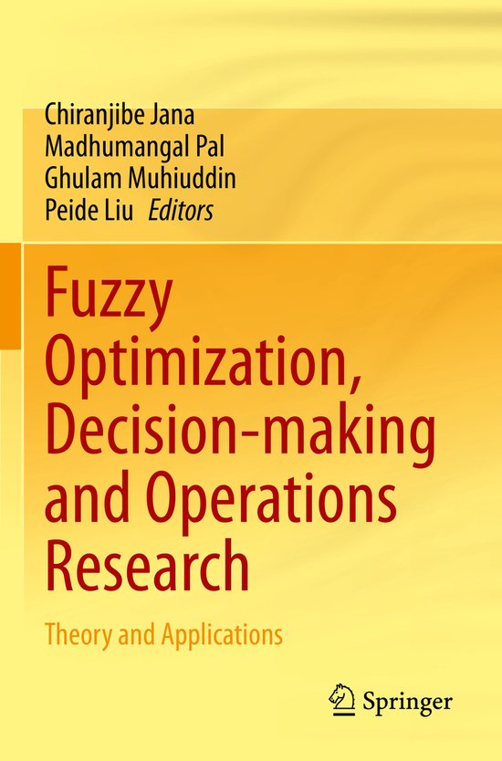 Fuzzy Optimization, Decision-making and Operations Research | 9783031356704 | Boeken | bol