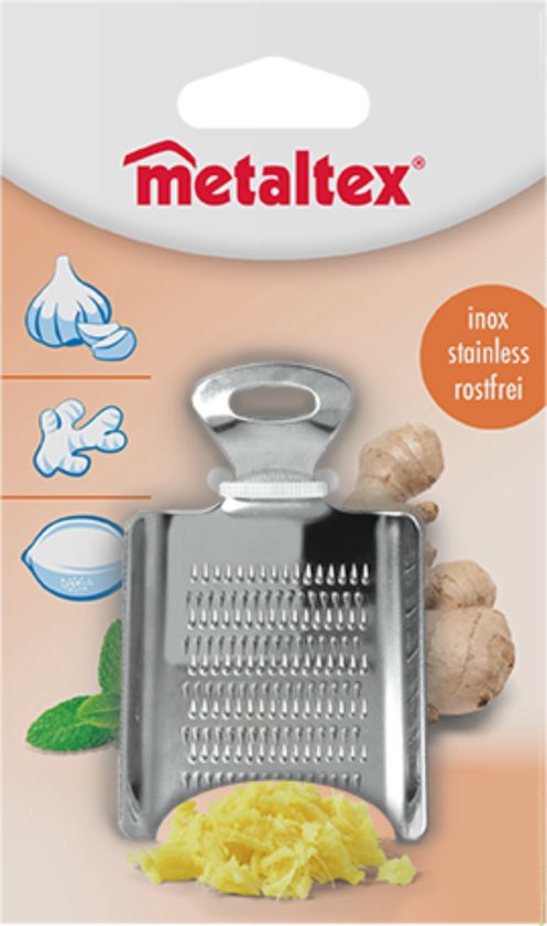 Metaltex - Gember Rasp - Nootmuskaatrasp - Roestvrijstaal - Met ...