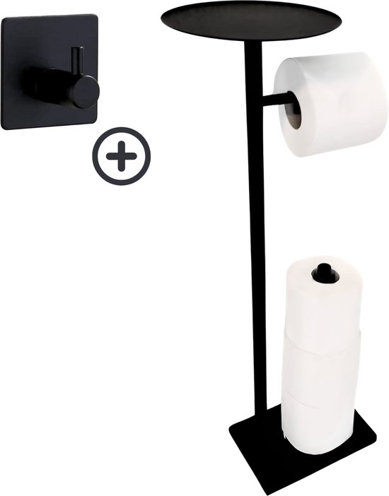 Wc Rolhouder Staand - Toiletrolhouder Met Plateau- Toiletbutler - Luxe ...