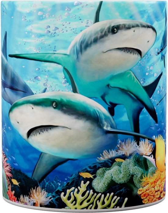 Haaien Shark Reef - Mok 440ml 440 | bol