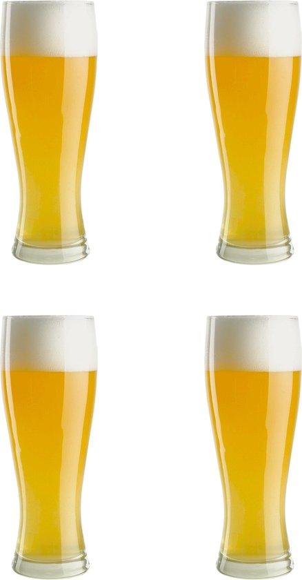 Professionele Bierglazen - (4 Stuks) - 360ml - Bierglas - Bier - Glas - 36cl/0.36L -... | bol