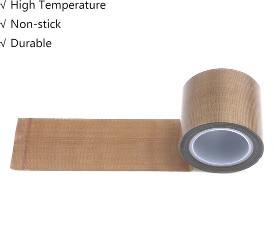 Teflon tape PTFE-coating voor afdichtmachines 5,1 x 9,1 m | bol