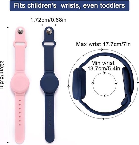 GPS Armband Kind - GPS Tracker Kind - Airtag Houder - Tracker Houder ...