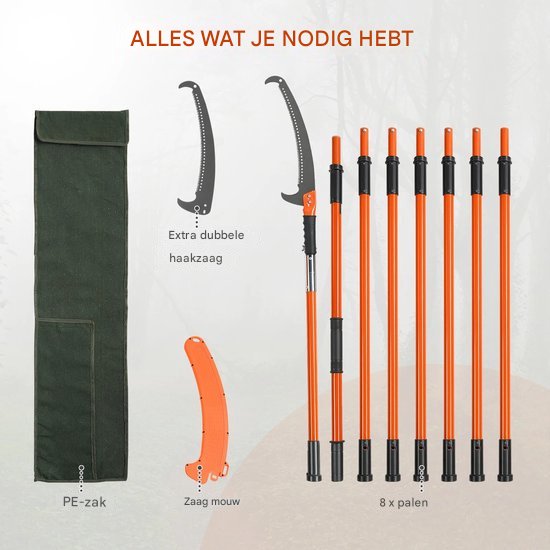 Telescopische Snoeizaag - Heggenschaar - Handzaag - Stokzaag ...