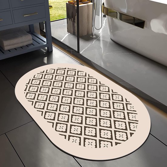 Douchemat - Badmat antislip - Absorberend - Luxe Design - 60x90 cm ...