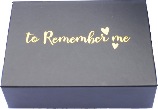 Herinneringsdoosje "To Remember me" om te herdenken na overlijden ...