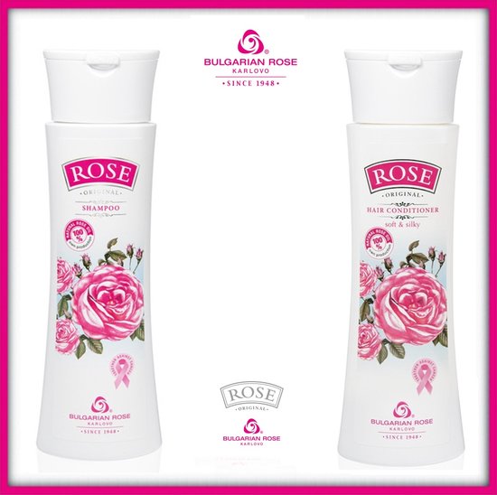 Rose Original | Rozenolie Haar Shampoo en Haar conditioner | 2x200 ml | bol