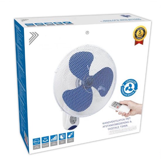 Wandventilator - Muurventilator Met Afstandsbediening - Muur Ventilator ...