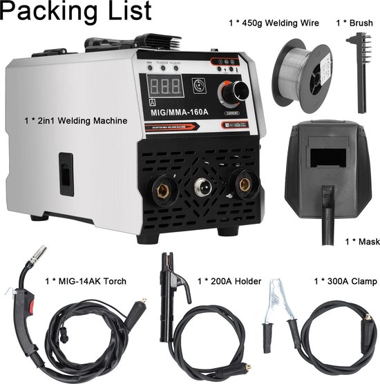 Lasmachine - Elektrische lasmachine - MIG MMA lasmachine - IGBT DC ...